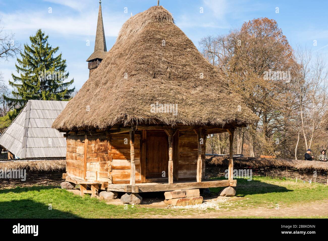Traditional rural house from Transylvania, Romania - copy space Stock ...