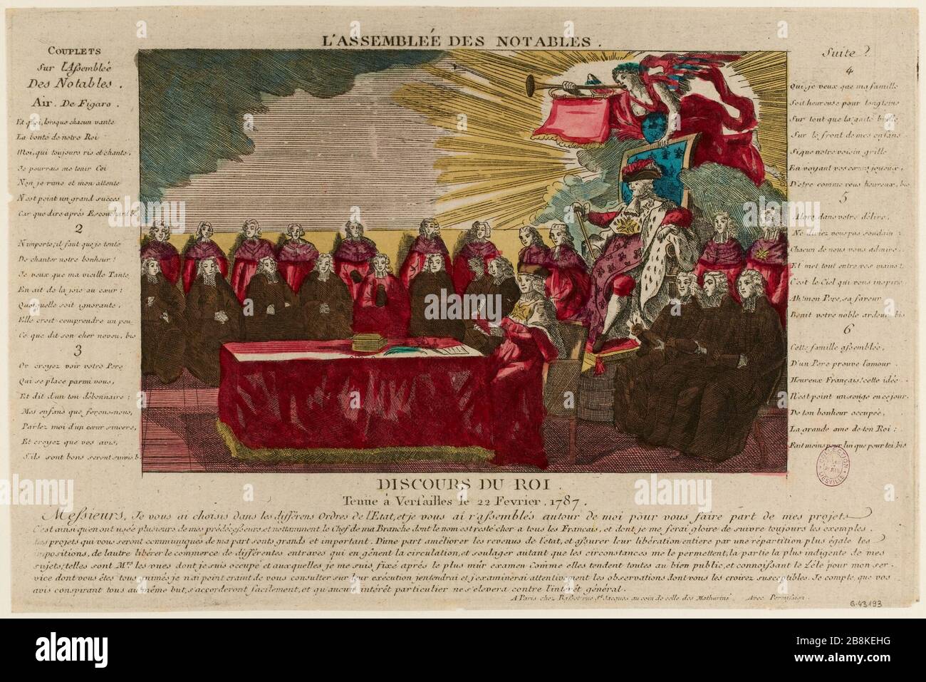 The Assembly of Notables. (IT Stock Photo - Alamy