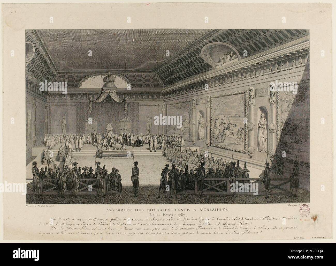 Assembly of Notables, held at Versailles (IT Stock Photo - Alamy