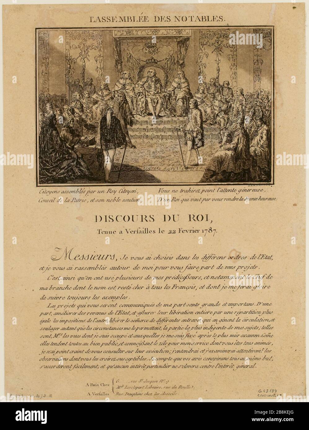 The Assembly of Notables. (IT Stock Photo - Alamy