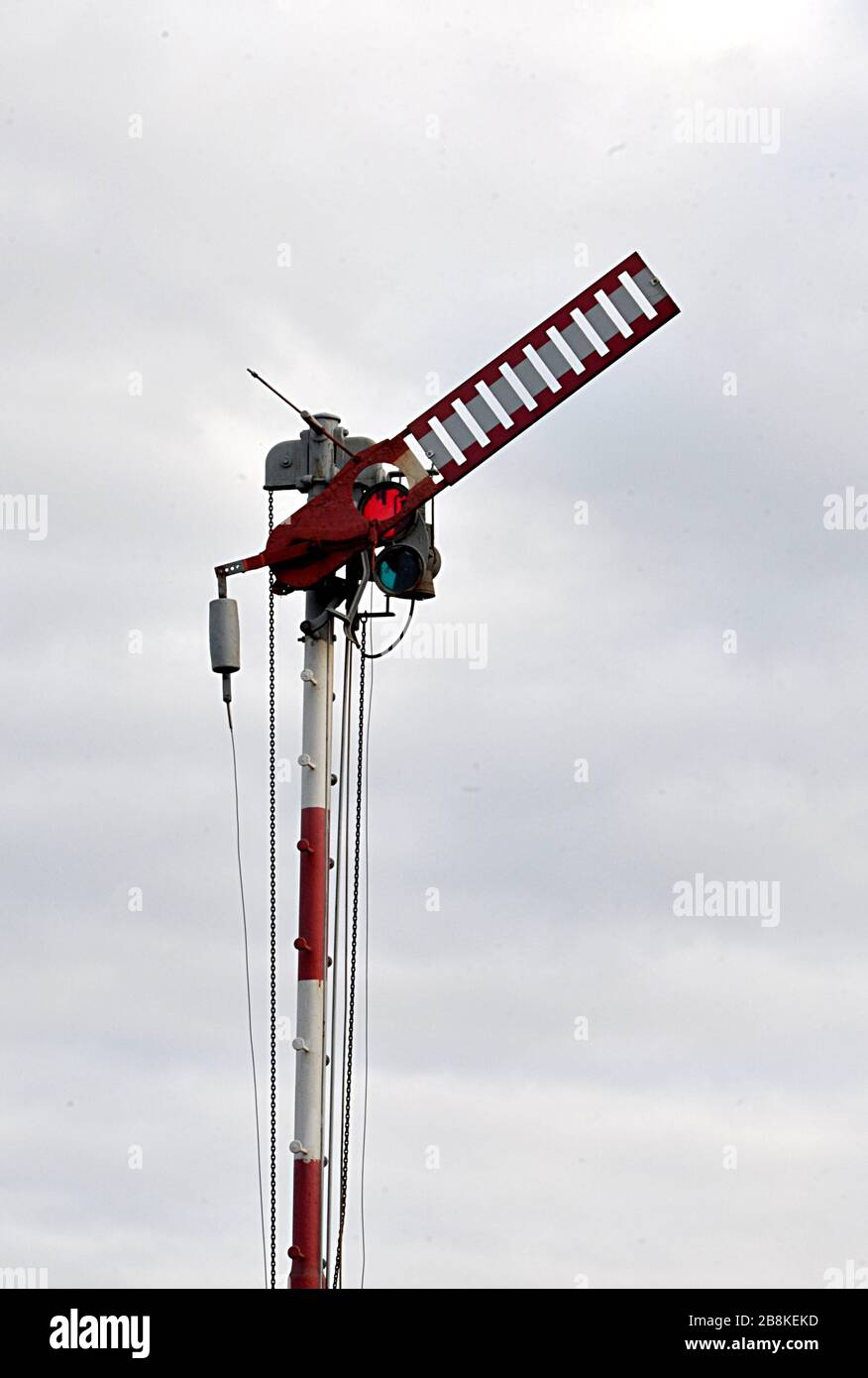 rail signal and safety Stock Photo - Alamy