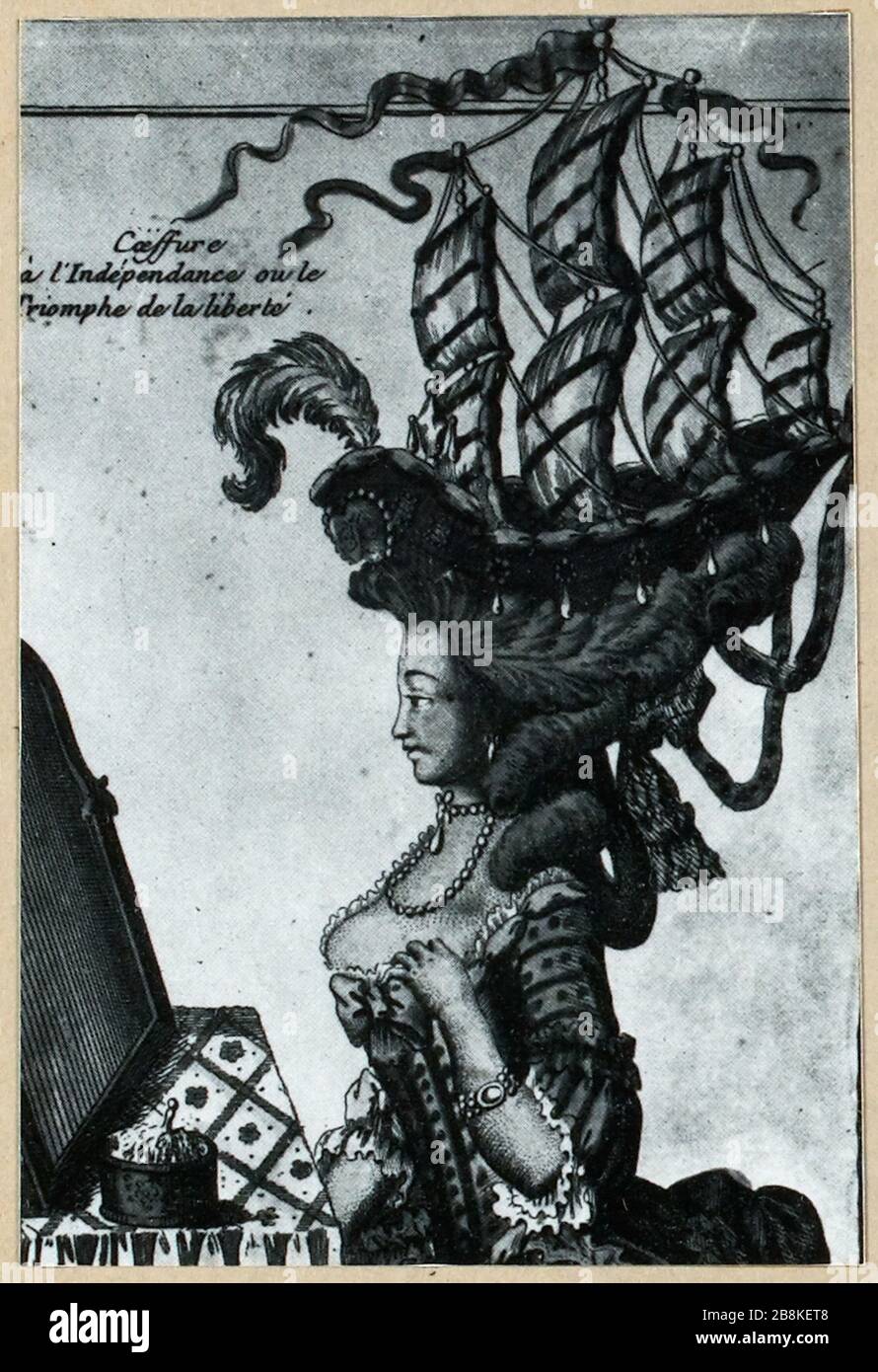 Female bust with a boat hat (TF Stock Photo - Alamy