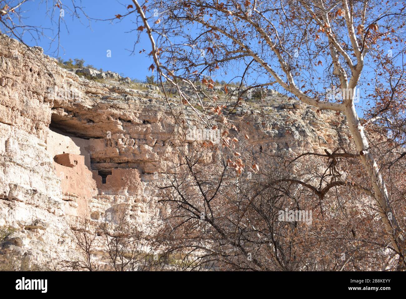 Camp Verde, AZ., U.S.A., Jan. 13, 2018. Arizona Montezuma Castle ...