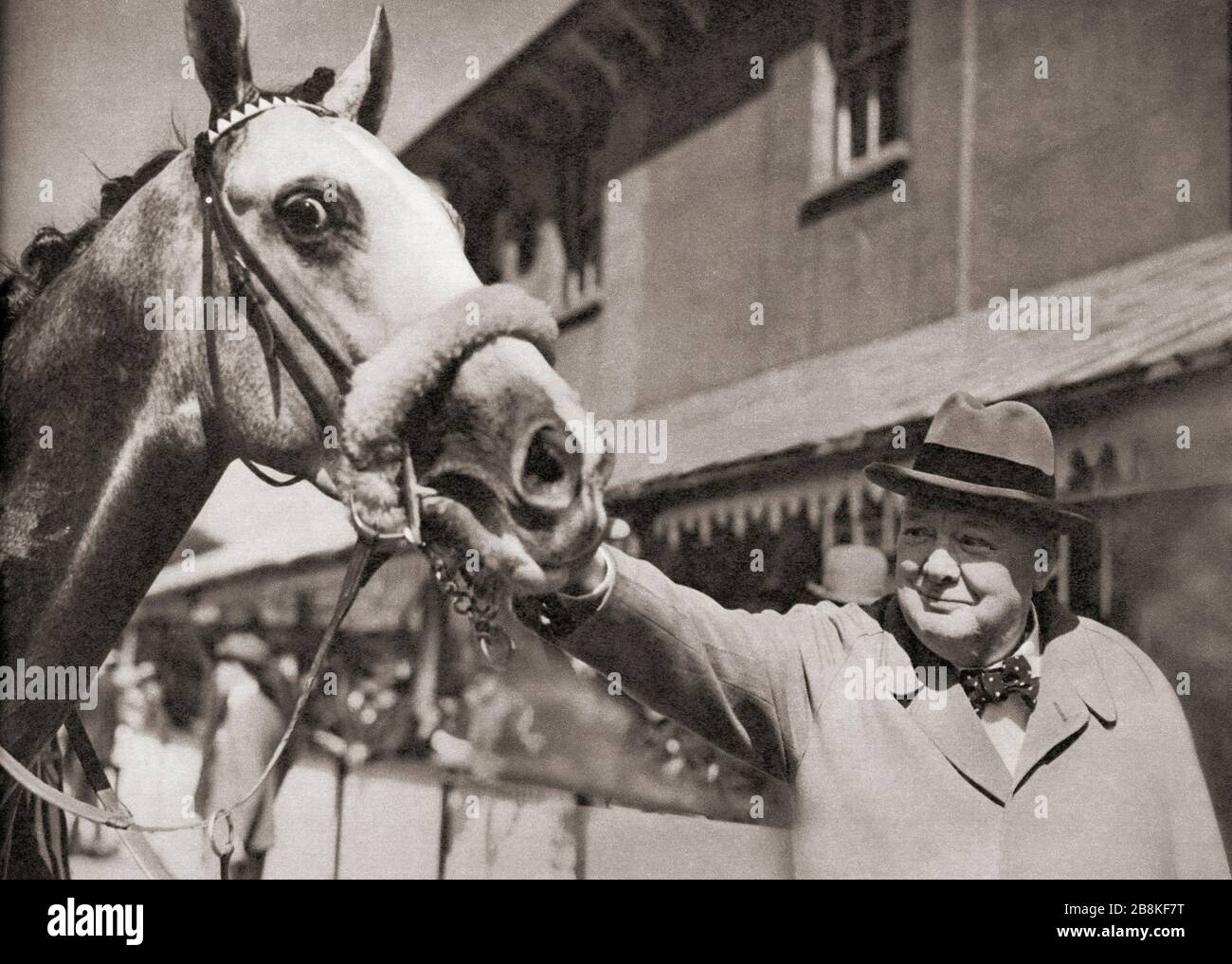 British prime minister winston churchill 1874 1965 hi-res stock ...