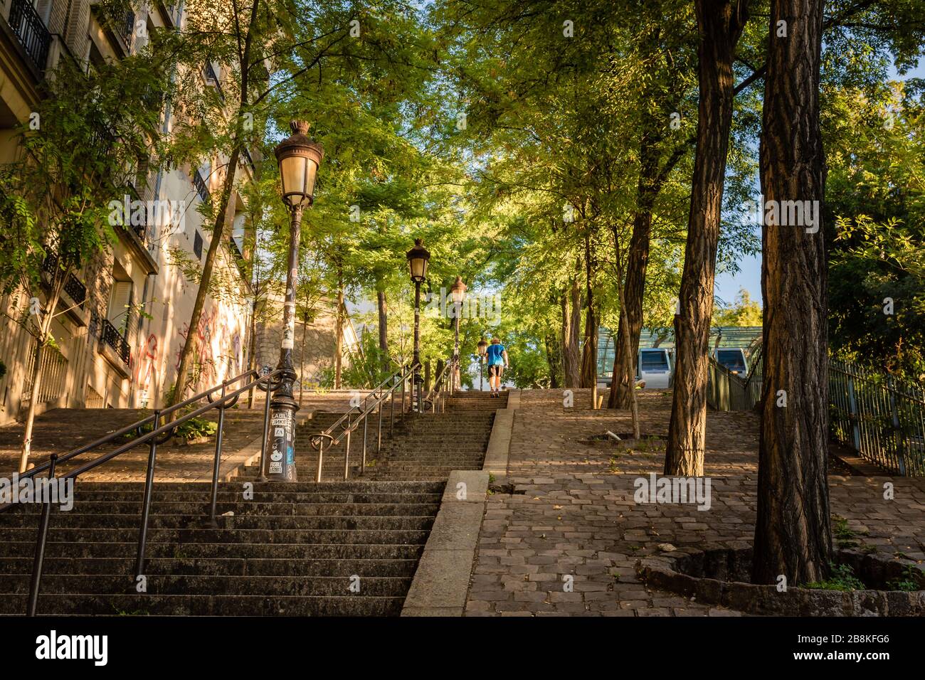 Famous steps montmartre paris france hi-res stock photography and ...
