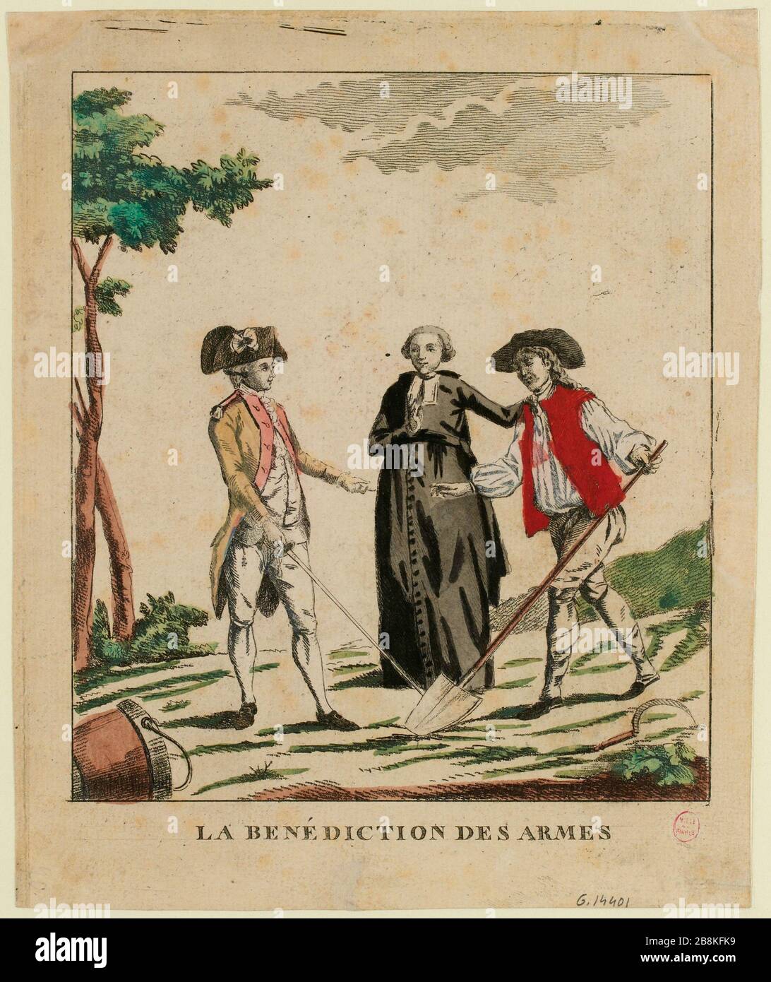 The blessing of the weapons. (IT Stock Photo - Alamy