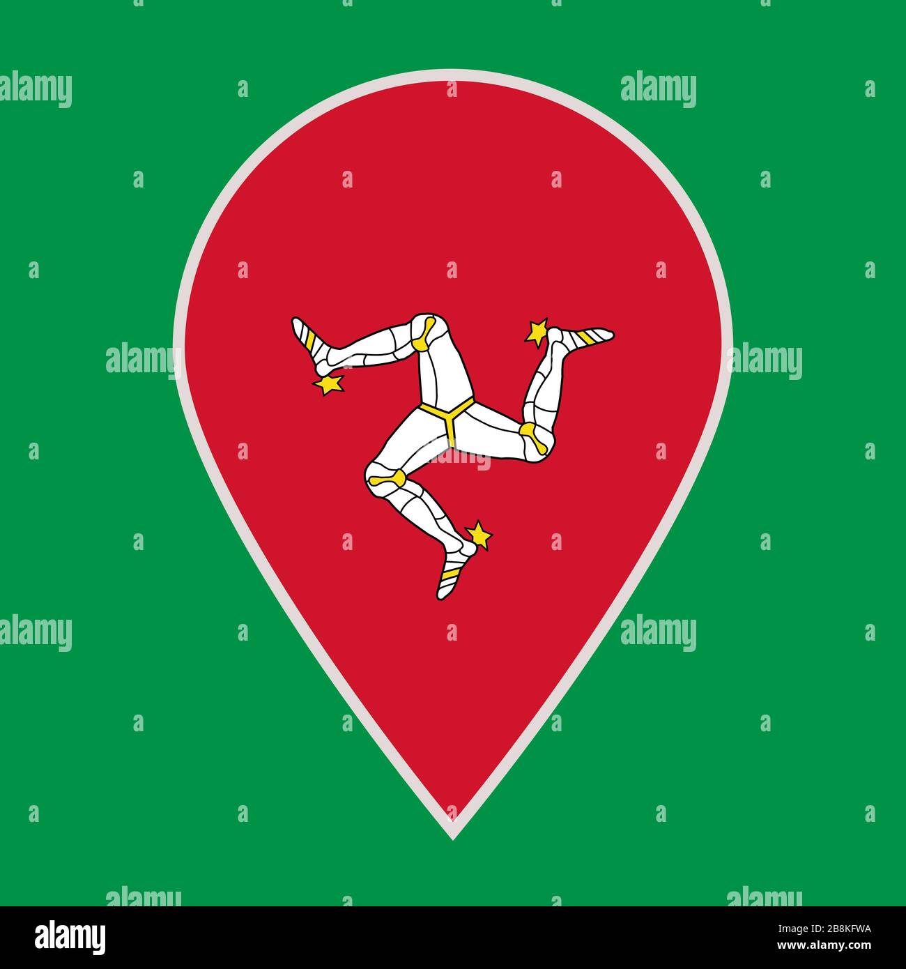 Isle of Man flag icon travel vector Stock Vector Image & Art - Alamy