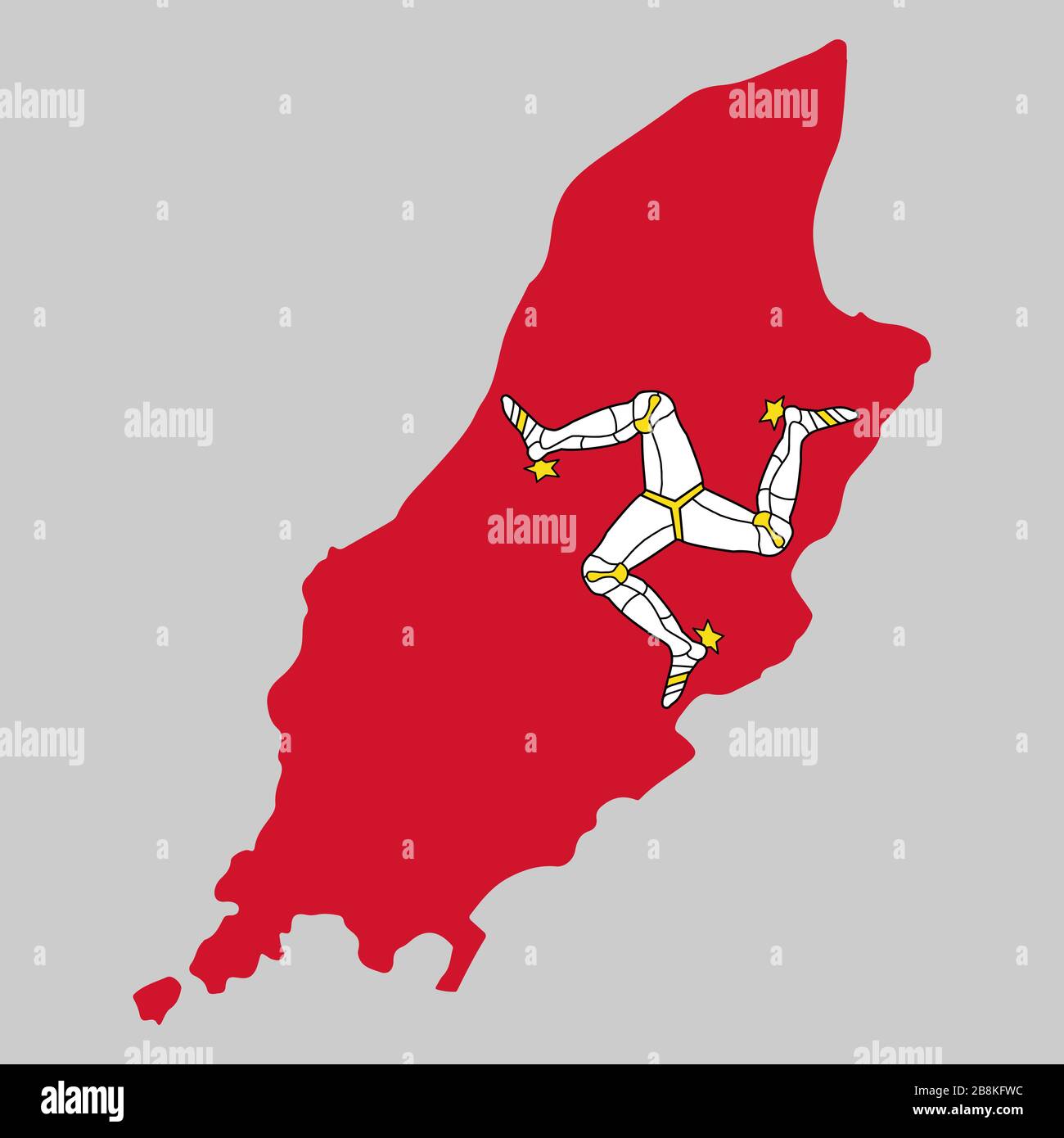 Isle of Man Map flag Vector Stock Vector Image & Art - Alamy