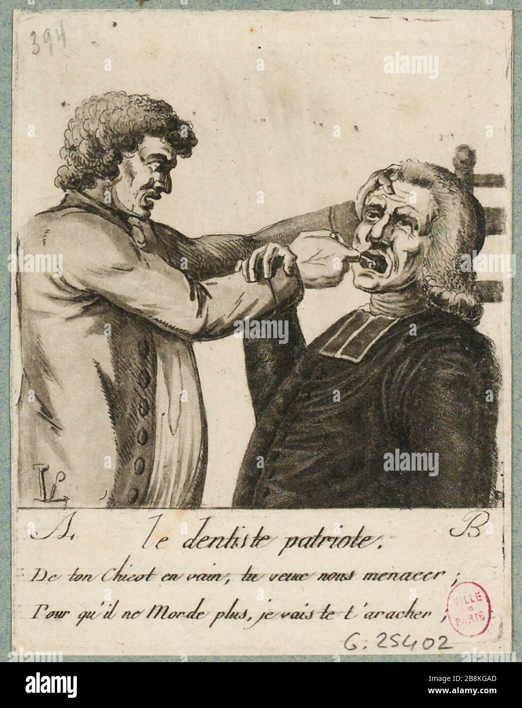 The Patriot dentist. (TI Stock Photo - Alamy