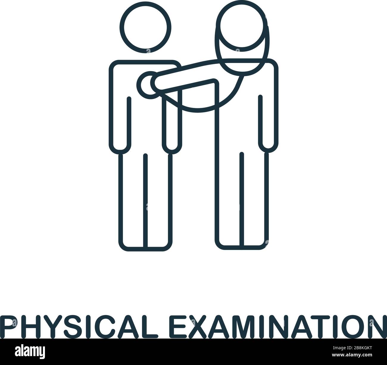Physical Examination icon from health check collection. Simple line ...
