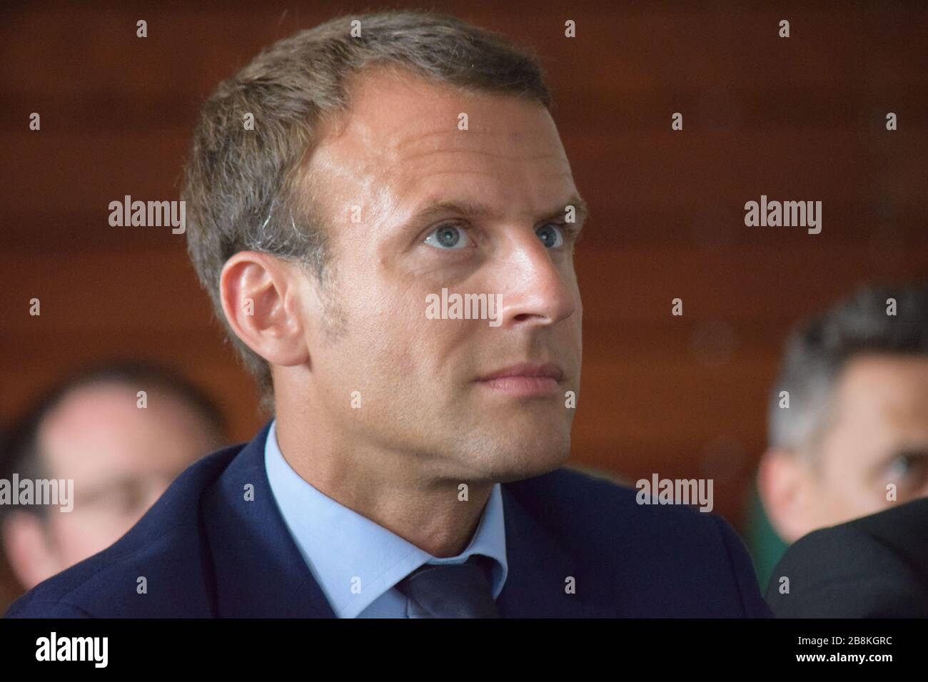 Emmanuel macron portrait hi-res stock photography and images - Alamy