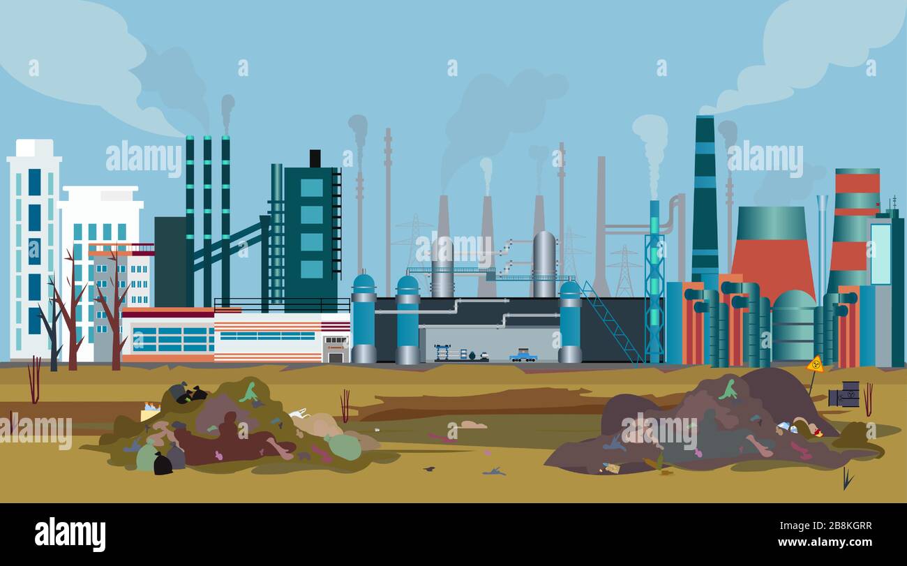 Toxic chemicals into water Stock Vector Images - Alamy