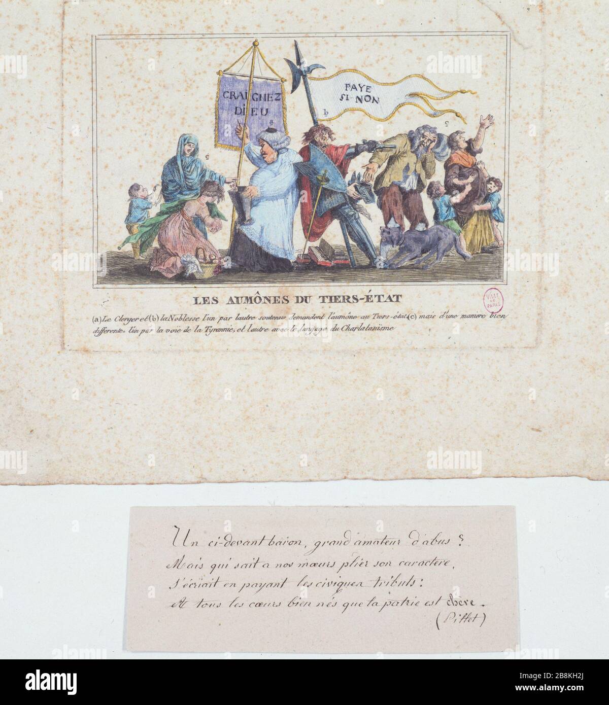 Third state caricature hi-res stock photography and images - Alamy