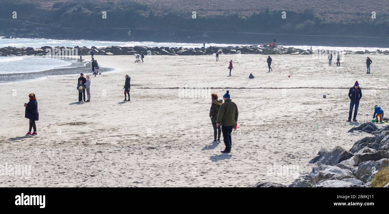 Rosscarbery, West Cork, Ireland. 22nd Mar 2020. A fine sunny day ...