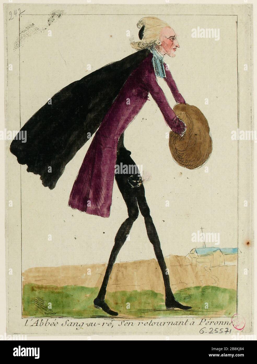 The Blood-su-re Abbot, turning in Peronne. (TI Stock Photo - Alamy