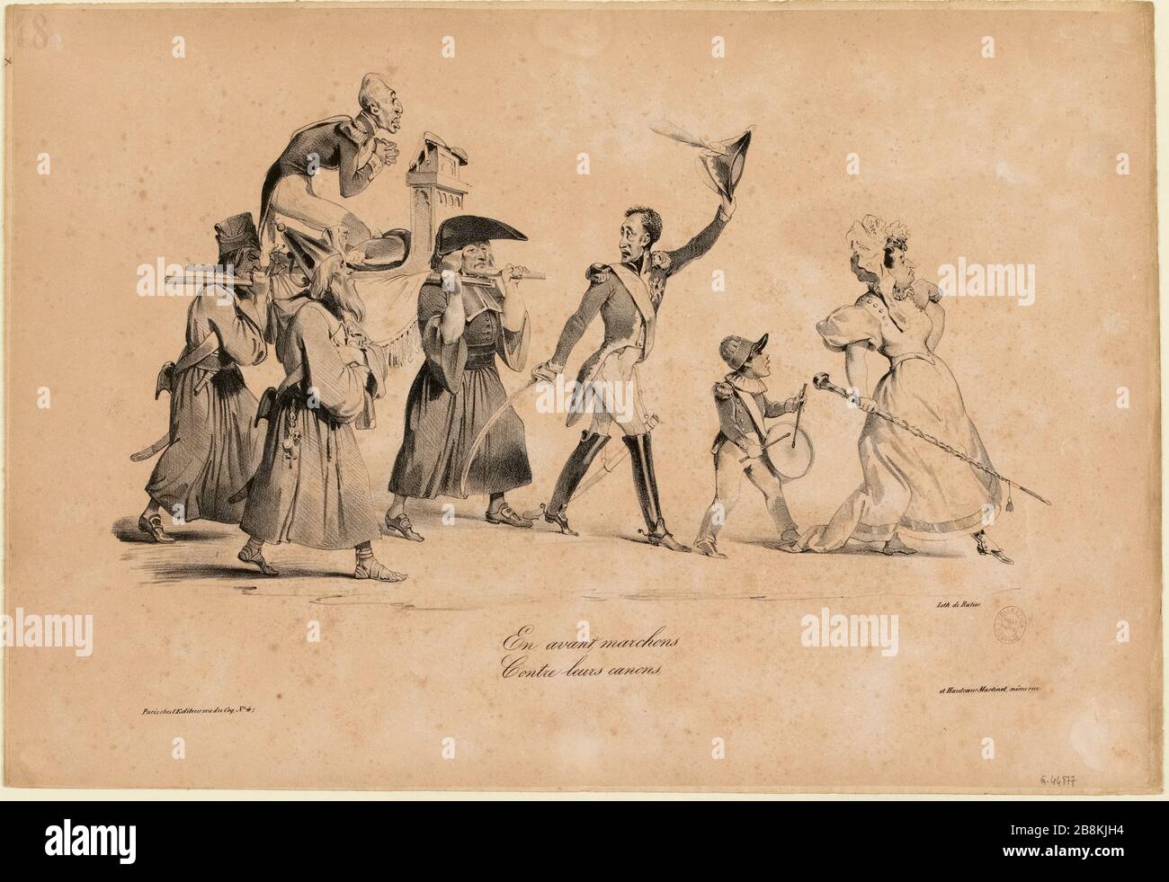 Forward walking / Against their guns. (TI Stock Photo - Alamy