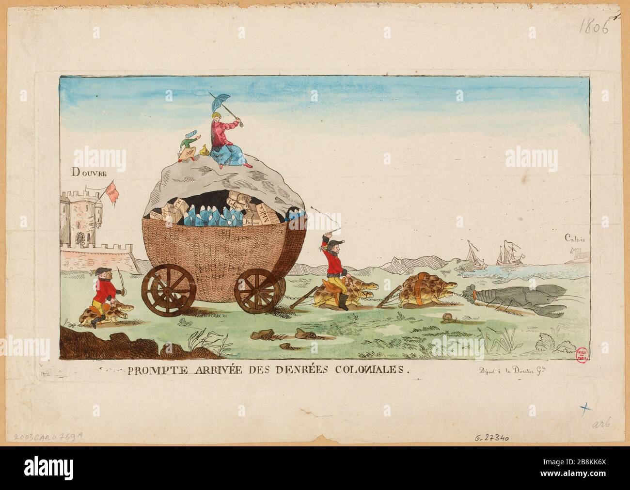 Prompt arrival of colonial products. (TI Stock Photo - Alamy