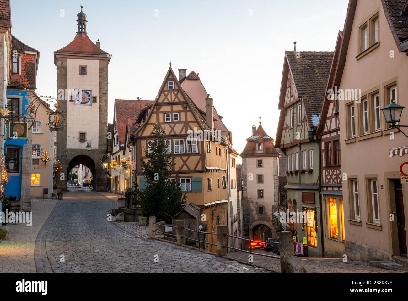 Rothenburg - medieval town in Germany Stock Photo - Alamy
