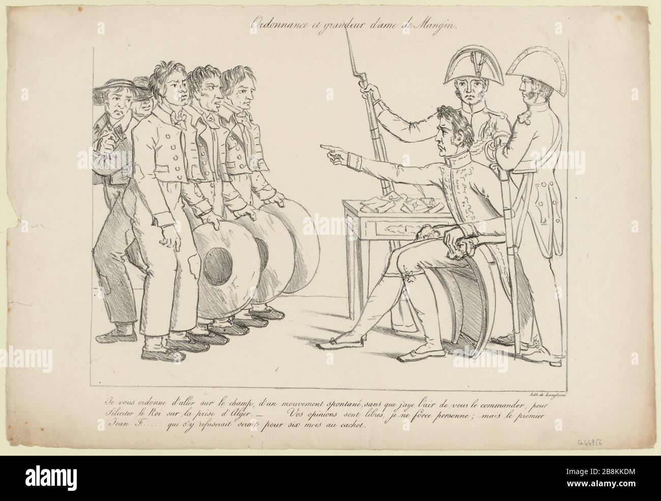 Order and magnanimity Mangin. (TI Stock Photo - Alamy