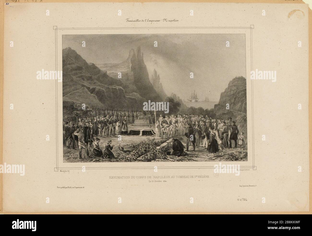 Funeral of Emperor Napoleon / Napoleon Exhumation of the body to the ...