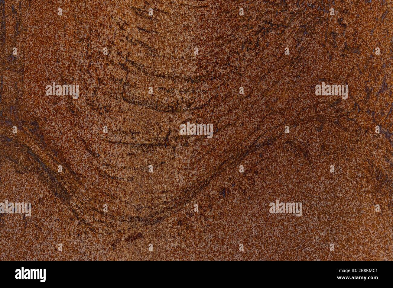 Detail facade of rusted Corten steel with different patterns, textures ...