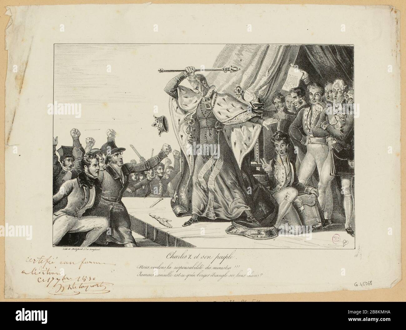 Charles X and his people (IT Stock Photo - Alamy