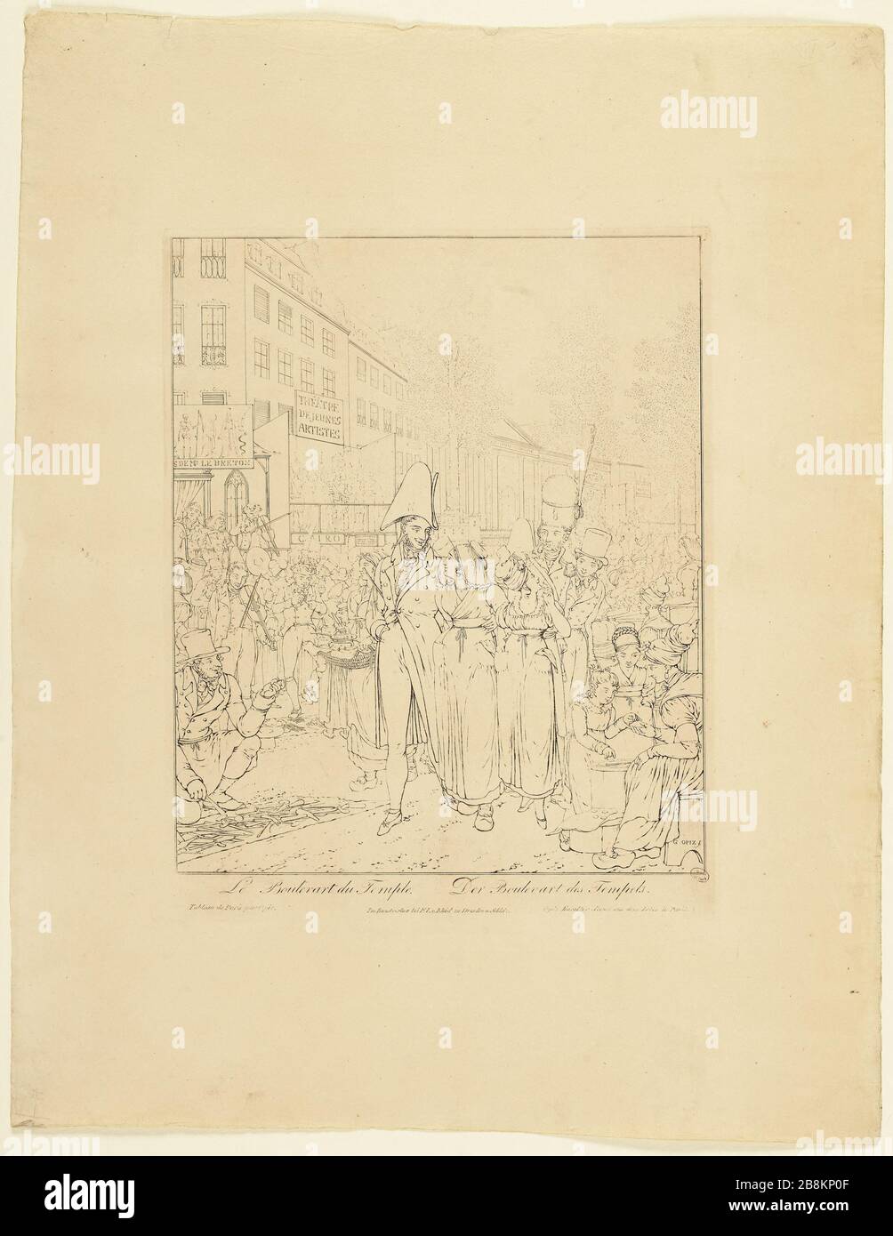 The Boulevard du Temple Georg Emanuel Opitz dit Opiz (1775-1841). "Le ...