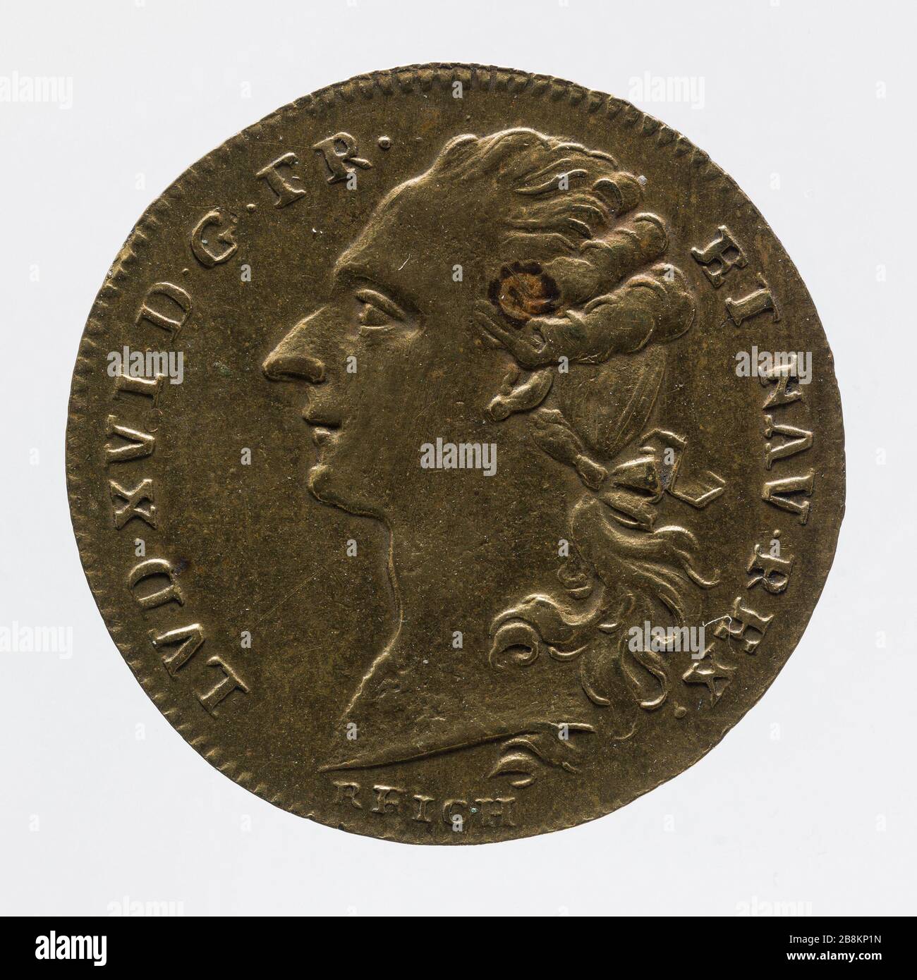 Louis XVI, King of France (1774 -1792) Johann Christian Reich (1740 ...
