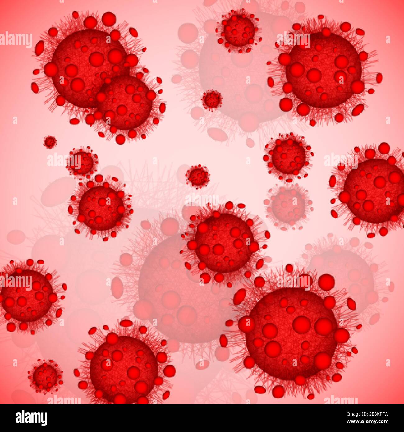 Stop Corona Virus. Dangerous infection or disease. Medicine warning ...