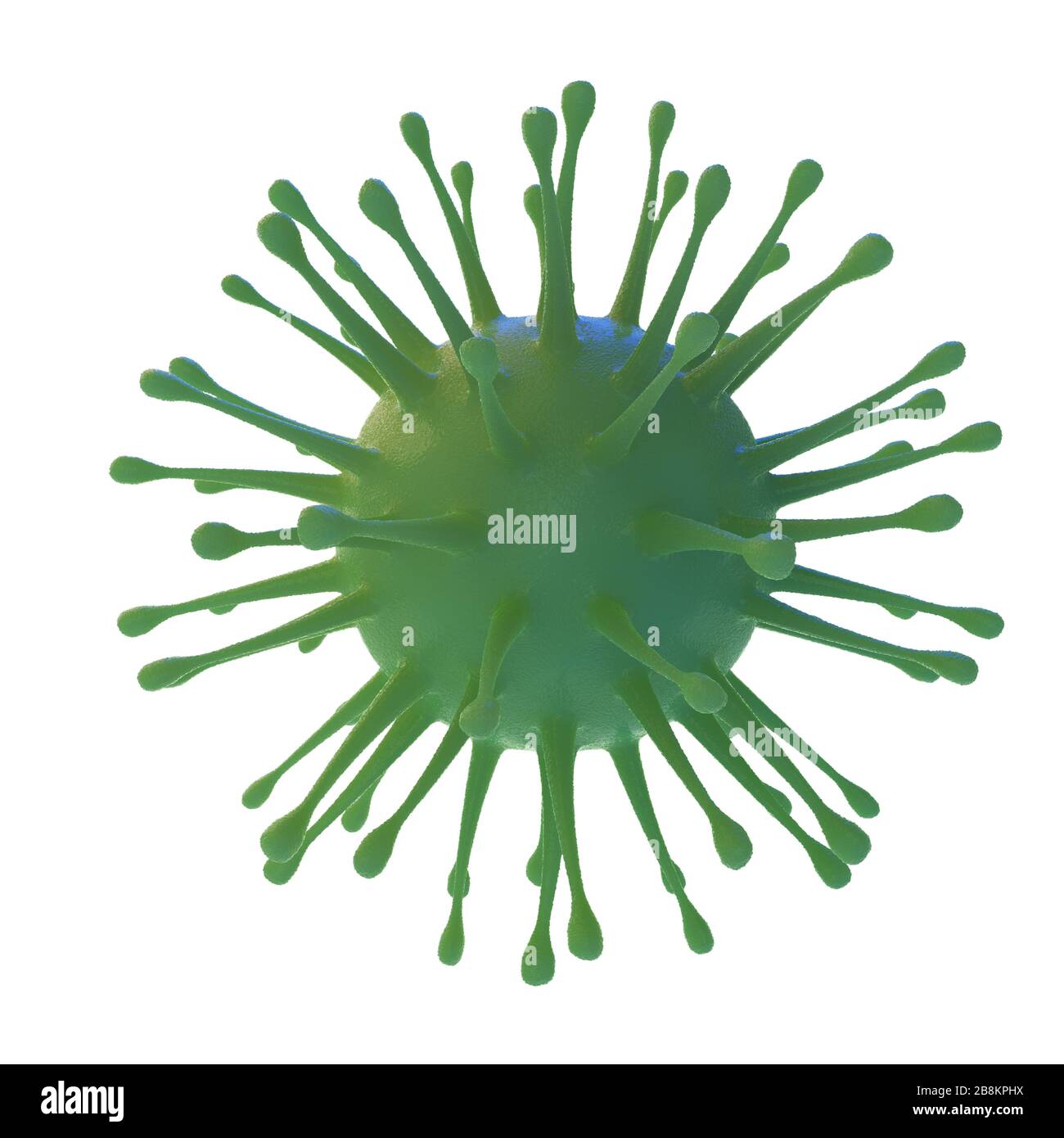 Bacteria coronavirus virus cell 2019-nCoV macro. China covid 19. 3D ...