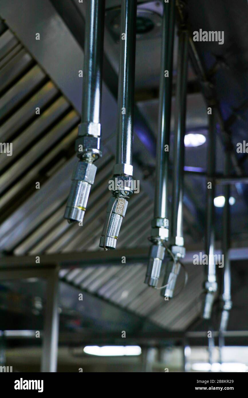 Fixed fire suppression system hi-res stock photography and images - Alamy