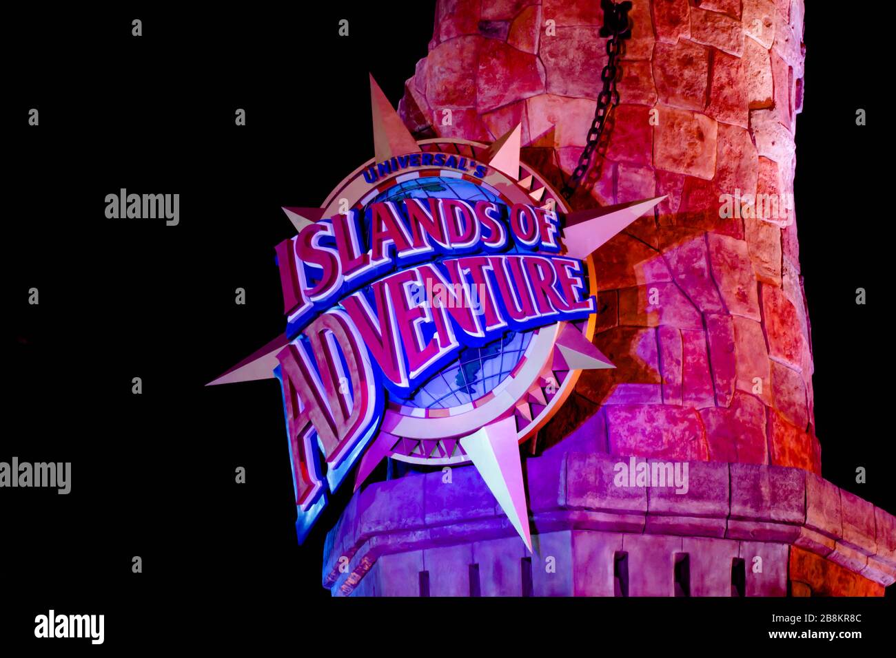 Entrance adventure island theme park hi-res stock photography and ...