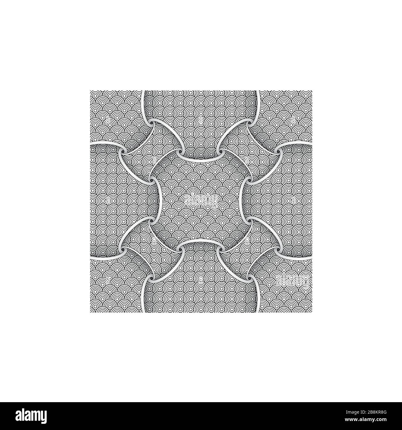 Design elements third circles pattern Stock Vector Image & Art - Alamy