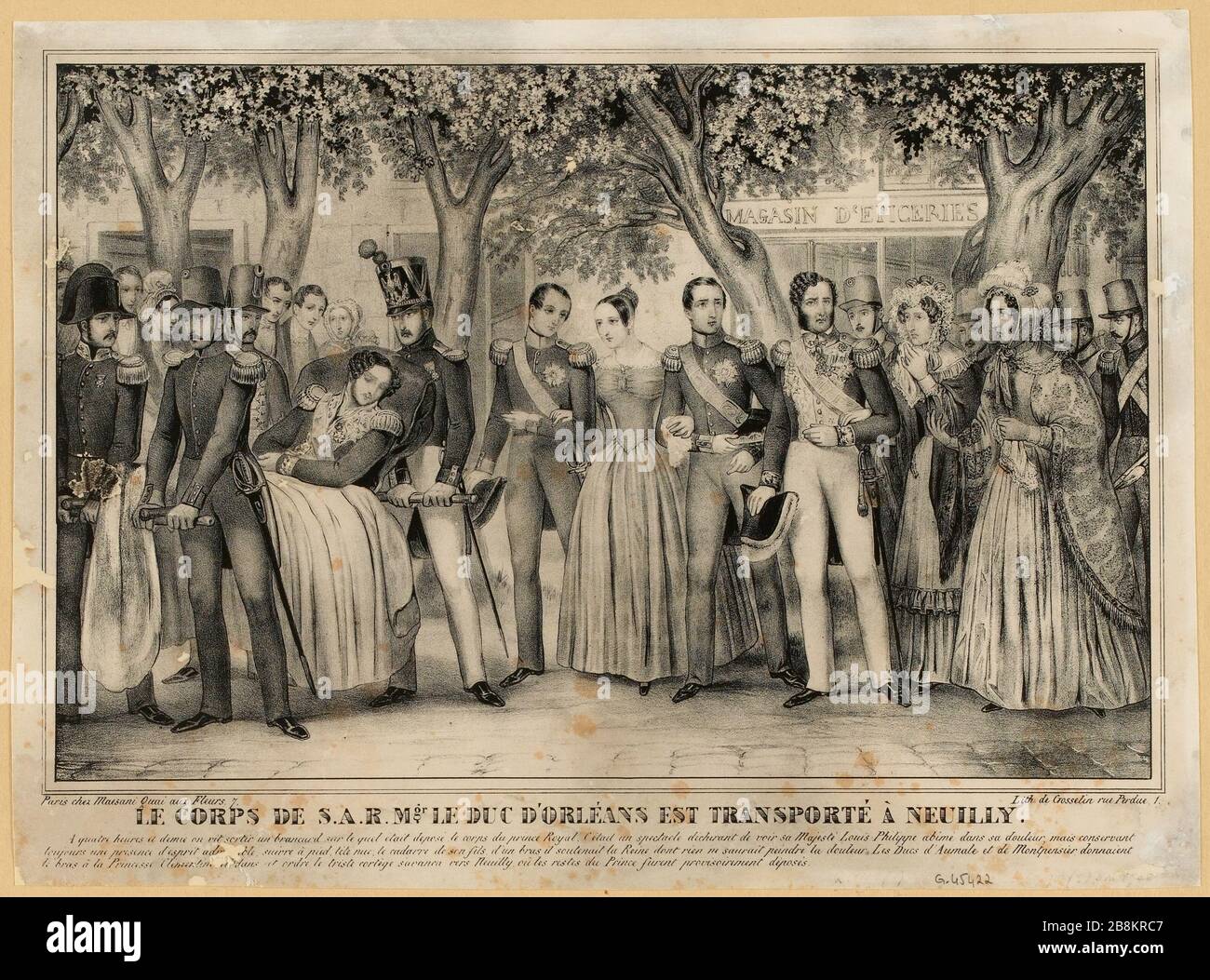 The body of HRH is transported Neuilly (TI Stock Photo - Alamy