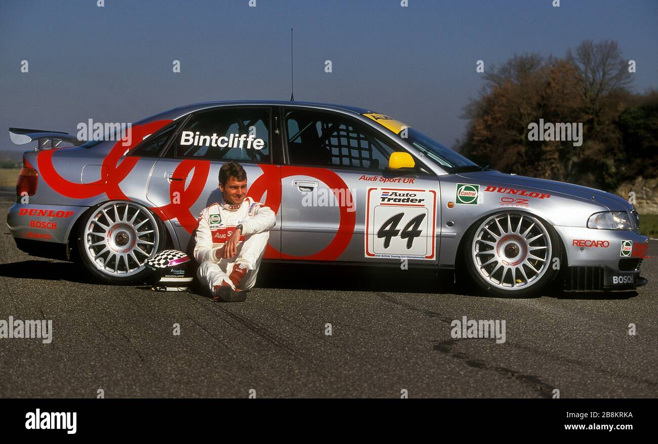 John Bintcliffe 1996 Audi Touring Car race team testing at Vallelunga ...