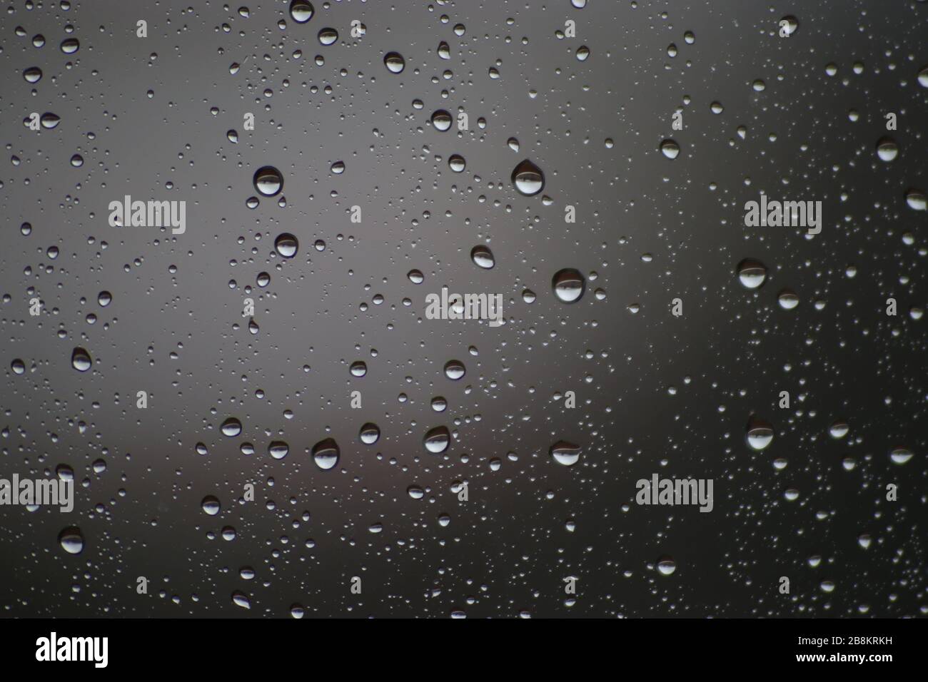 Water droplets in a window Stock Photo - Alamy