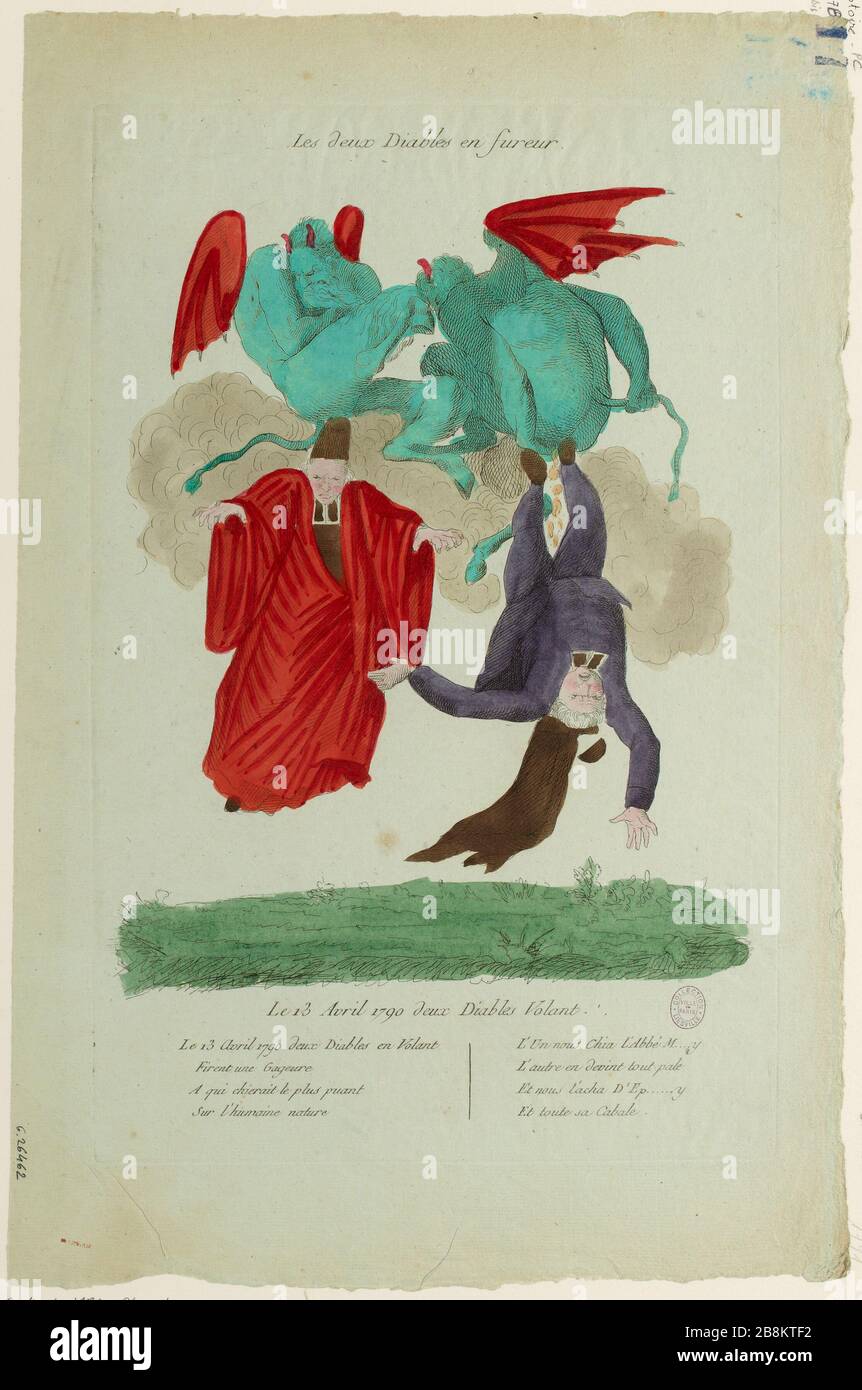 Two devils hi-res stock photography and images - Alamy