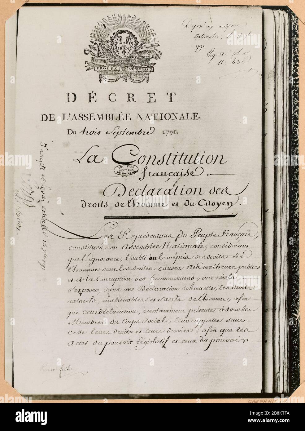 Constitution Of 1791 French Revolution
