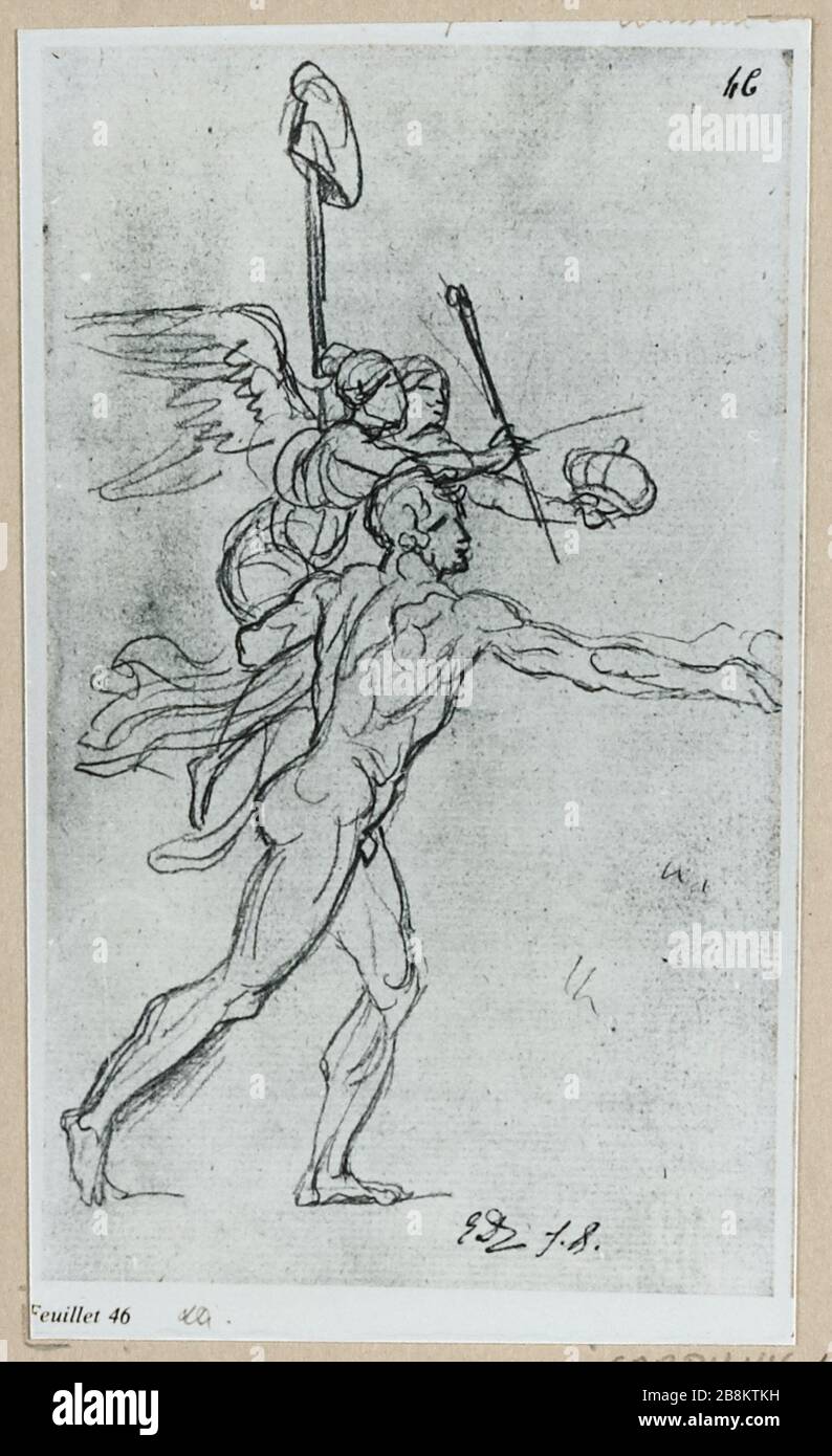 Study for Louis XVI gave the Constitution to the Dauphin (TF Stock ...