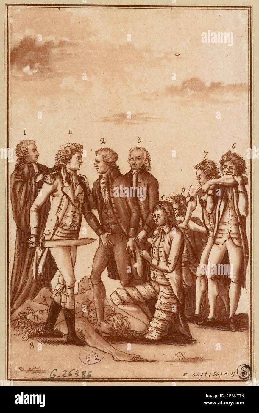 The brave Brigands of Avignon. (TF Stock Photo - Alamy