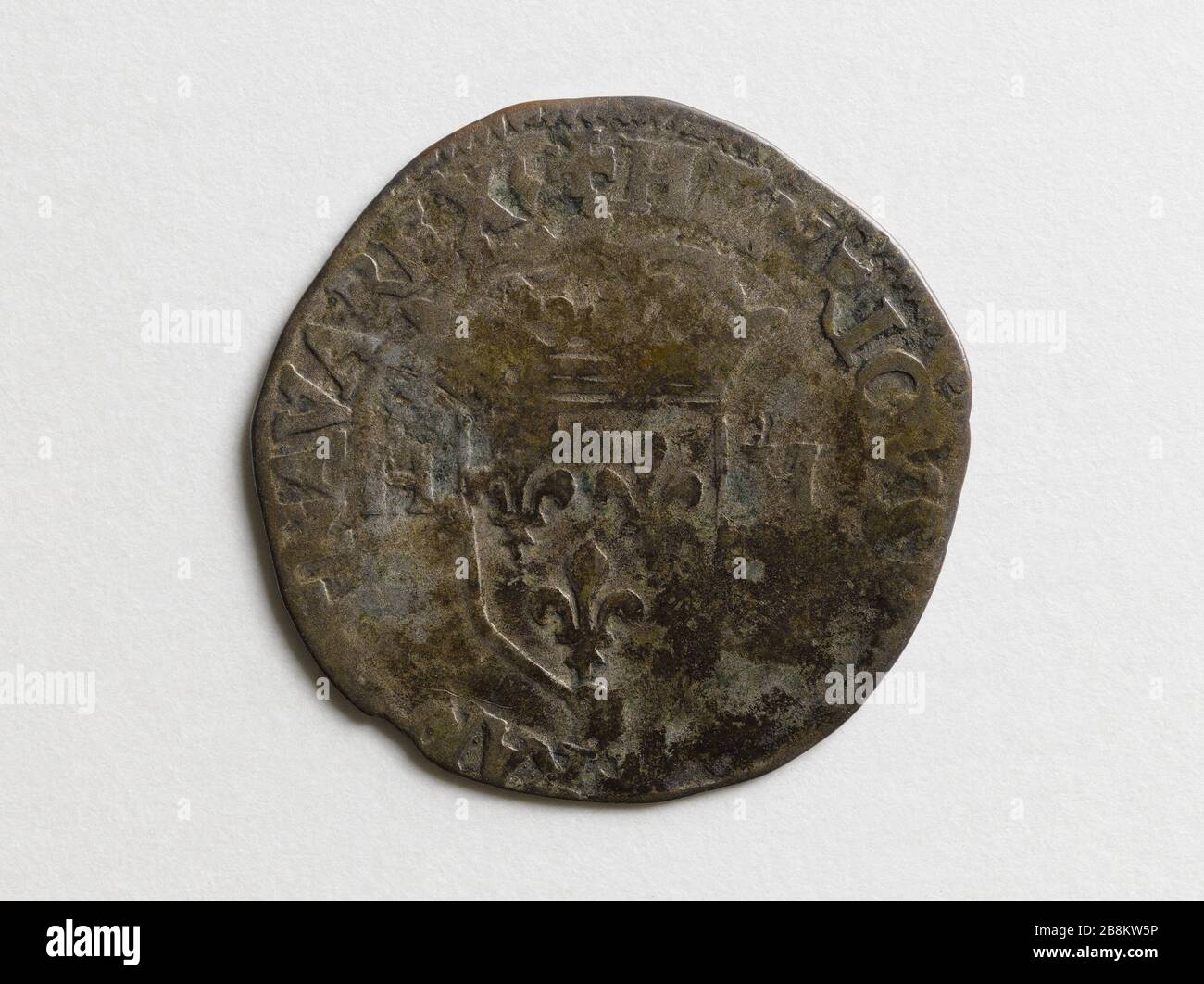 Douzain silver of Henri IV, 1595 Douzain en argent d'Henri IV. Argent ...