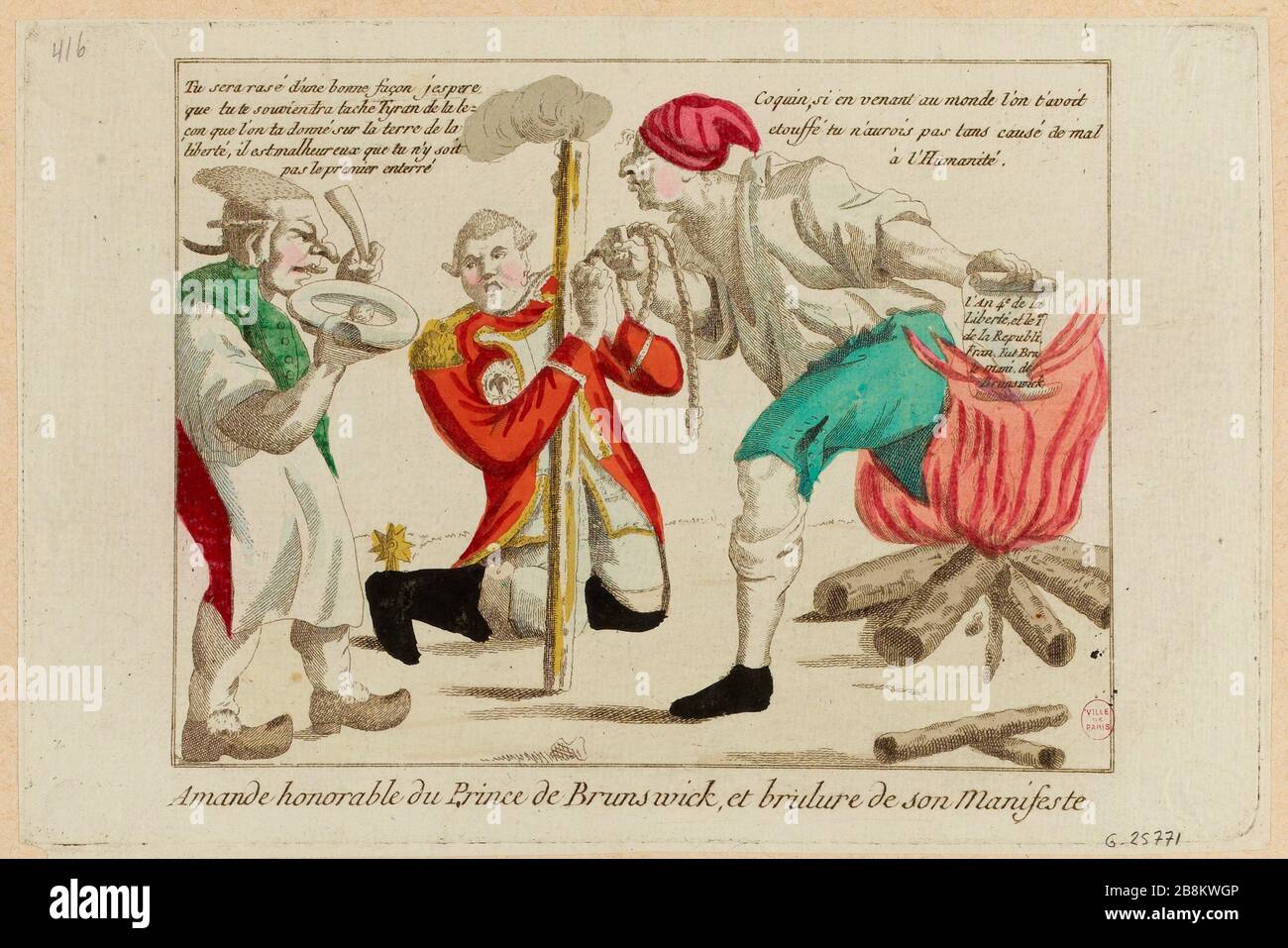 Almond Honorable Prince of Brunswick, and burning its Manifesto. (IT ...