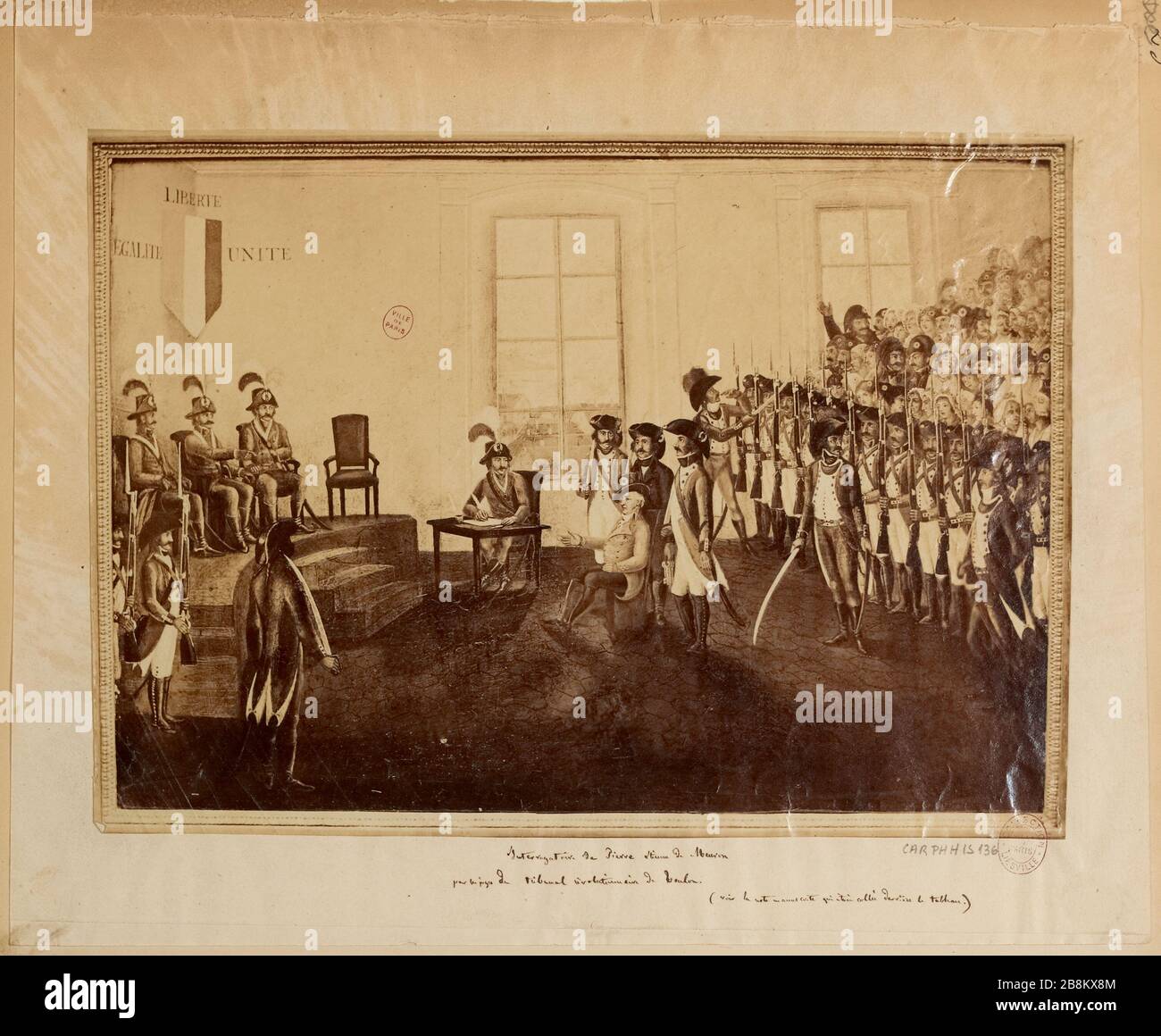 Querying Etienne Pierre de Meuron by the judges of the Revolutionary ...