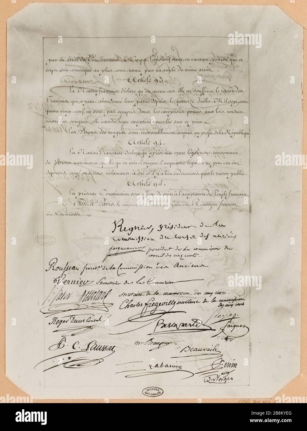 Constitution signatures hi-res stock photography and images - Alamy