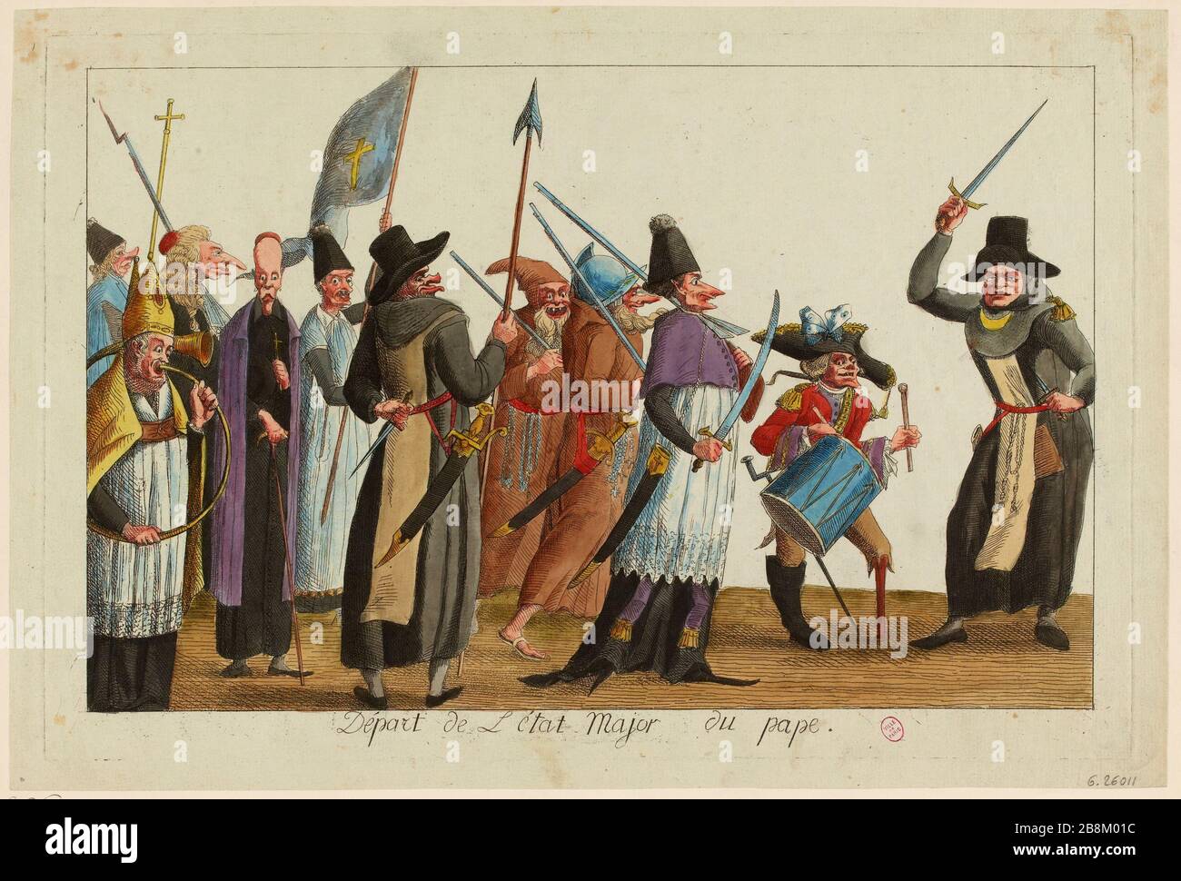 Pope with staff hi-res stock photography and images - Alamy