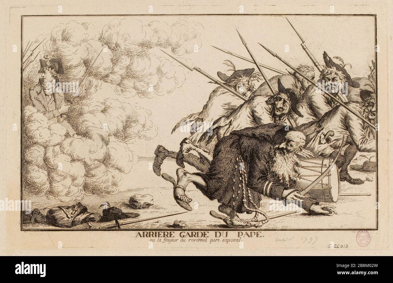 Rear guard Pope / or the fear of Father corporal. (TI Stock Photo - Alamy