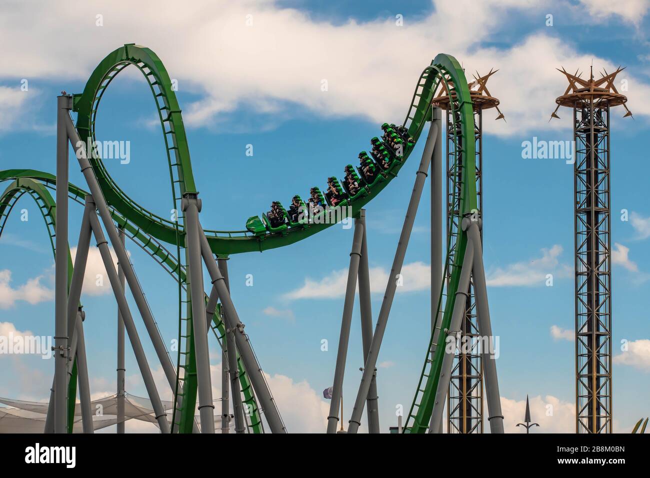 Orlando, Florida. March 02, 2019. People enjoying amazing The ...