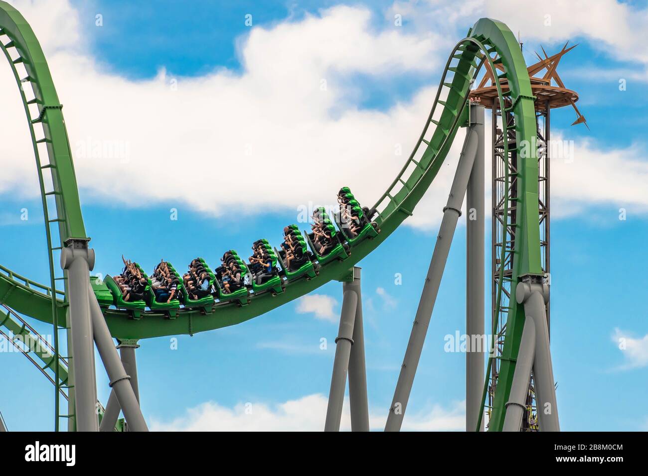 Orlando, Florida. March 02, 2019. People enjoying amazing The ...
