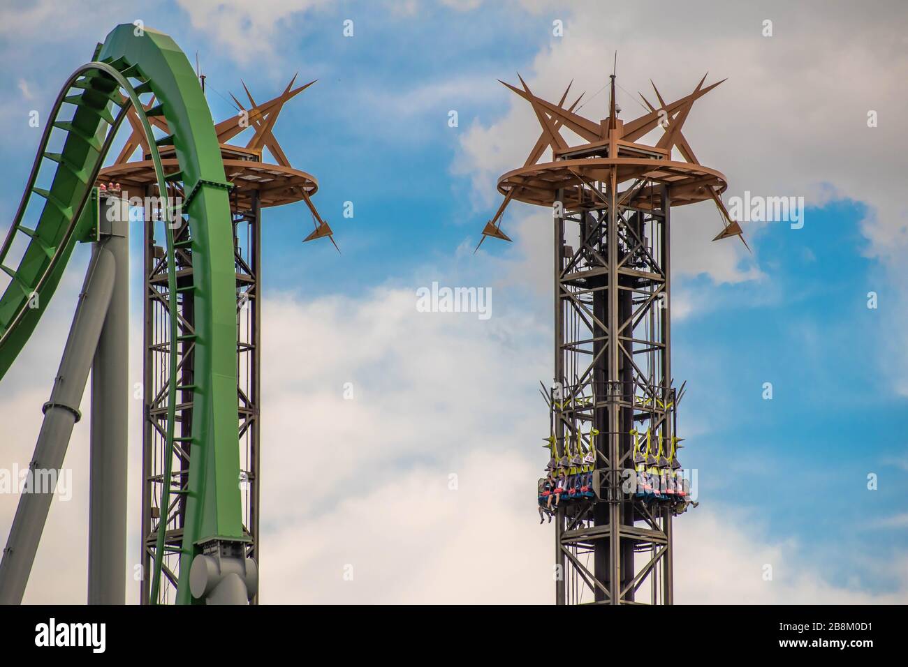 Orlando, Florida. March 02, 2019. People enjoying amazing The ...
