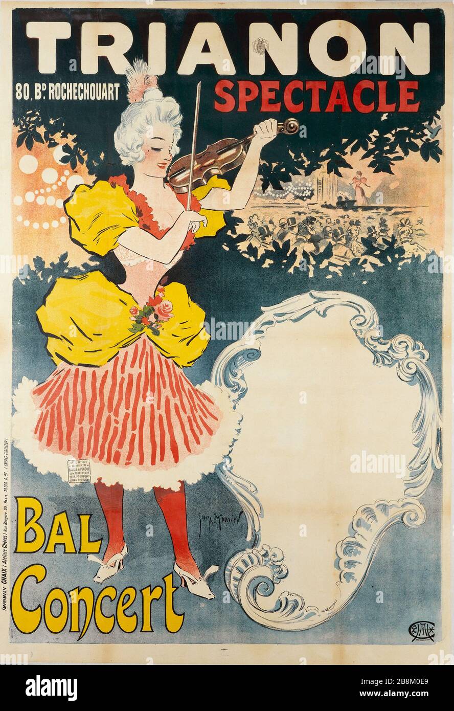 TRIANON, 80, BD ROCHECHOUART, ball, concert Georges Henri Jean Isidore ...